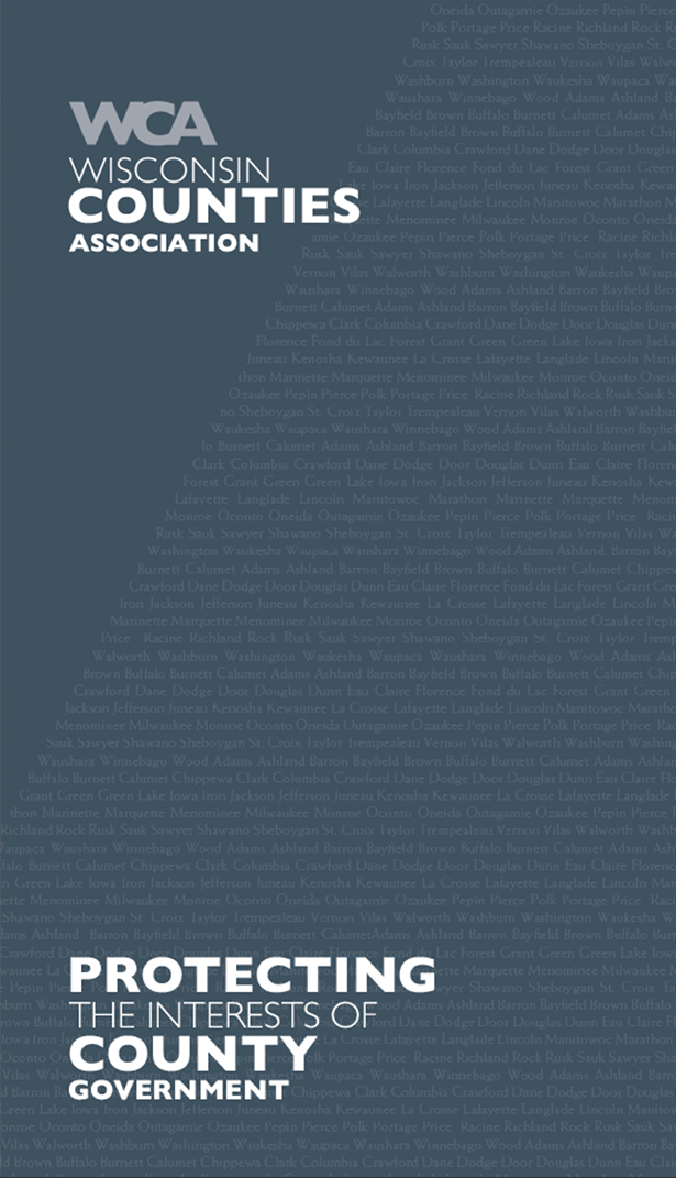 WCA Publications - Wisconsin Counties Association