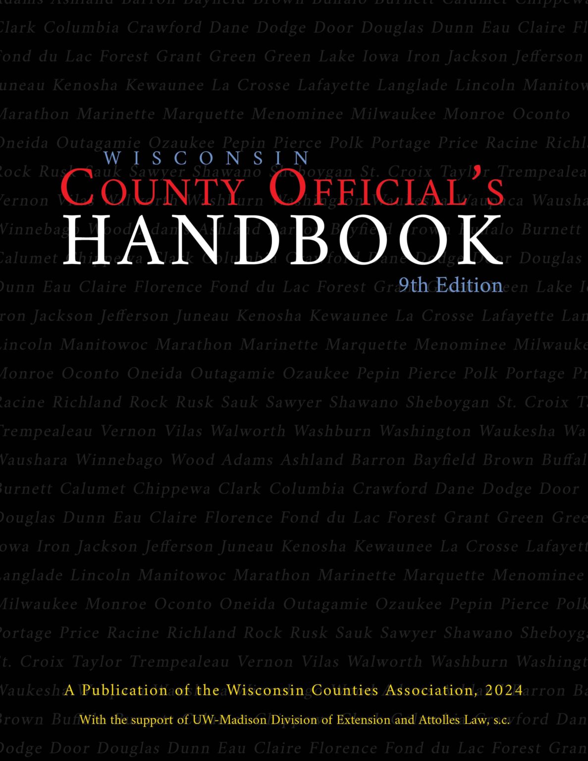 WCA Publications - Wisconsin Counties Association